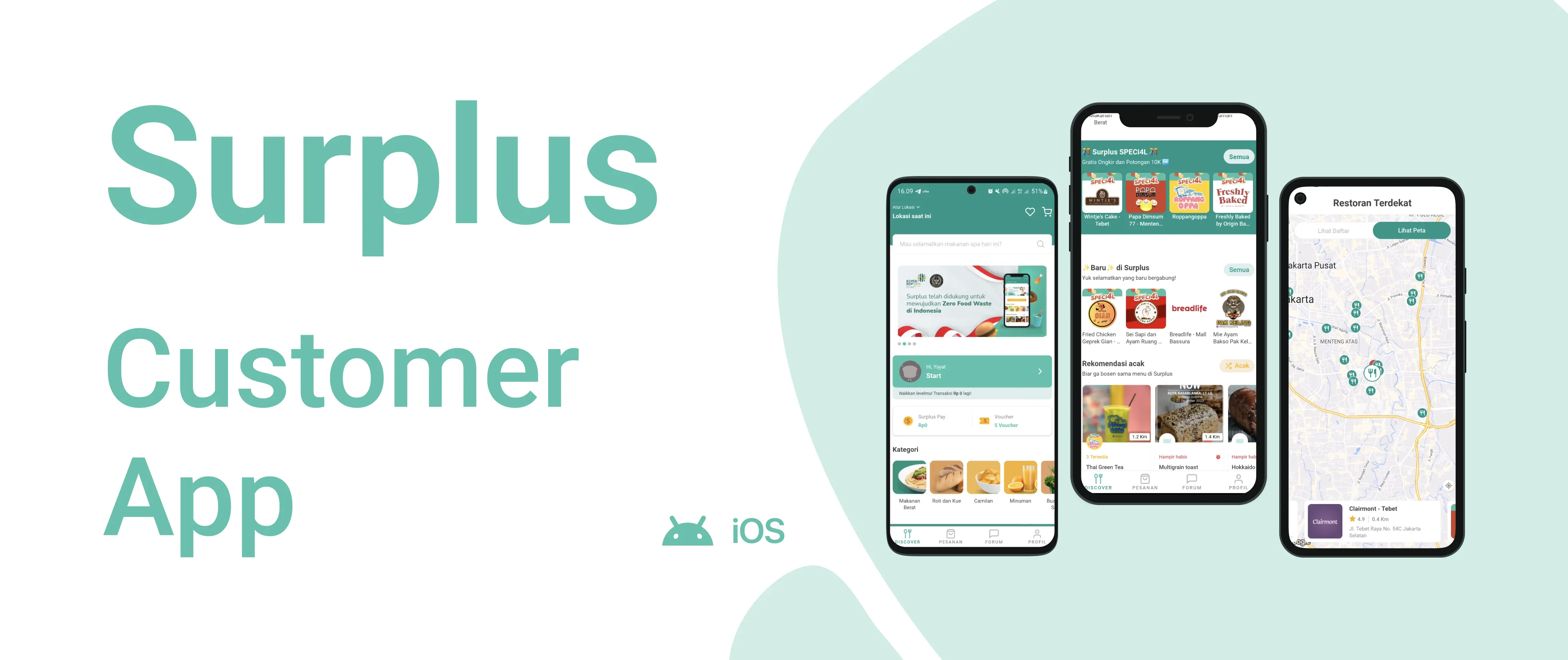 Project Surplus Customer App | Yayat - Mobile Frontend Developer